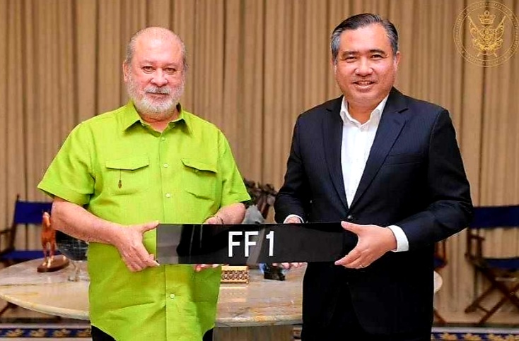 Johor Sultan revealed to be owner of FF1 number plate, paying RM1.2 million