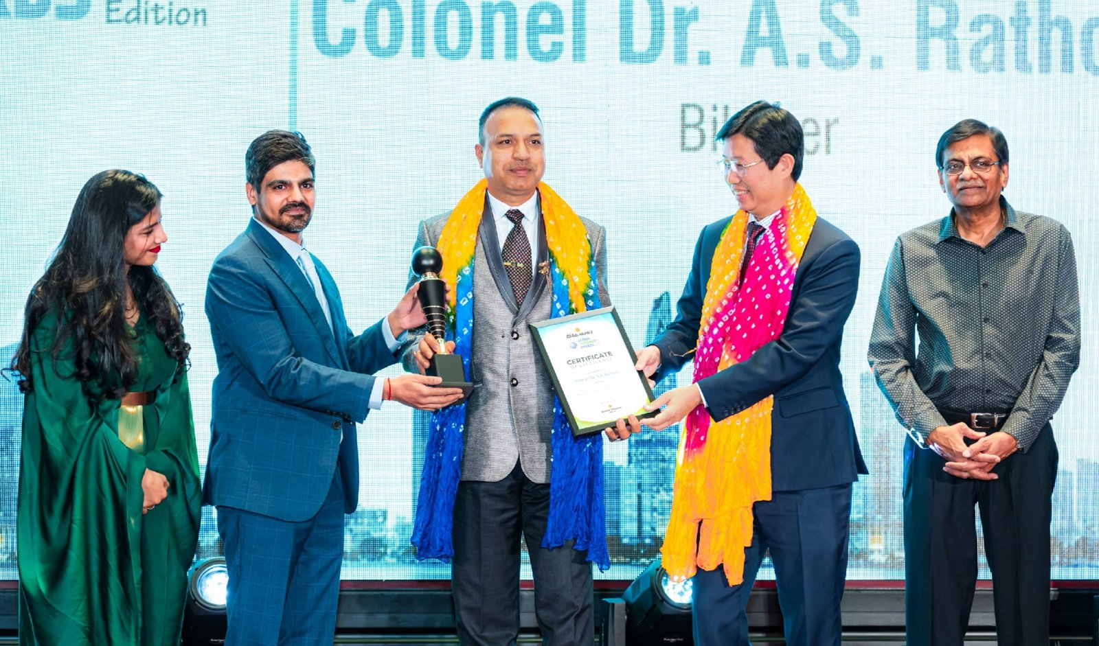 Colonel (Dr) Ashok Singh Rathore Receives Global Visionary Award in Vietnam